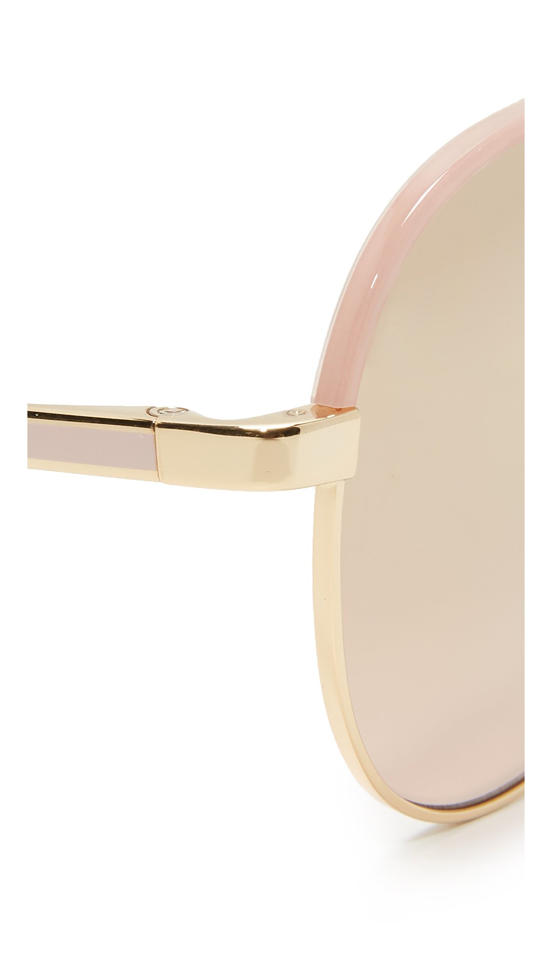 Kate Spade Sunglasses (Safilo Group) Women's Amarissa Aviator Sunglasses, Gold Pink/Gold Gradient Pink, 59 mm