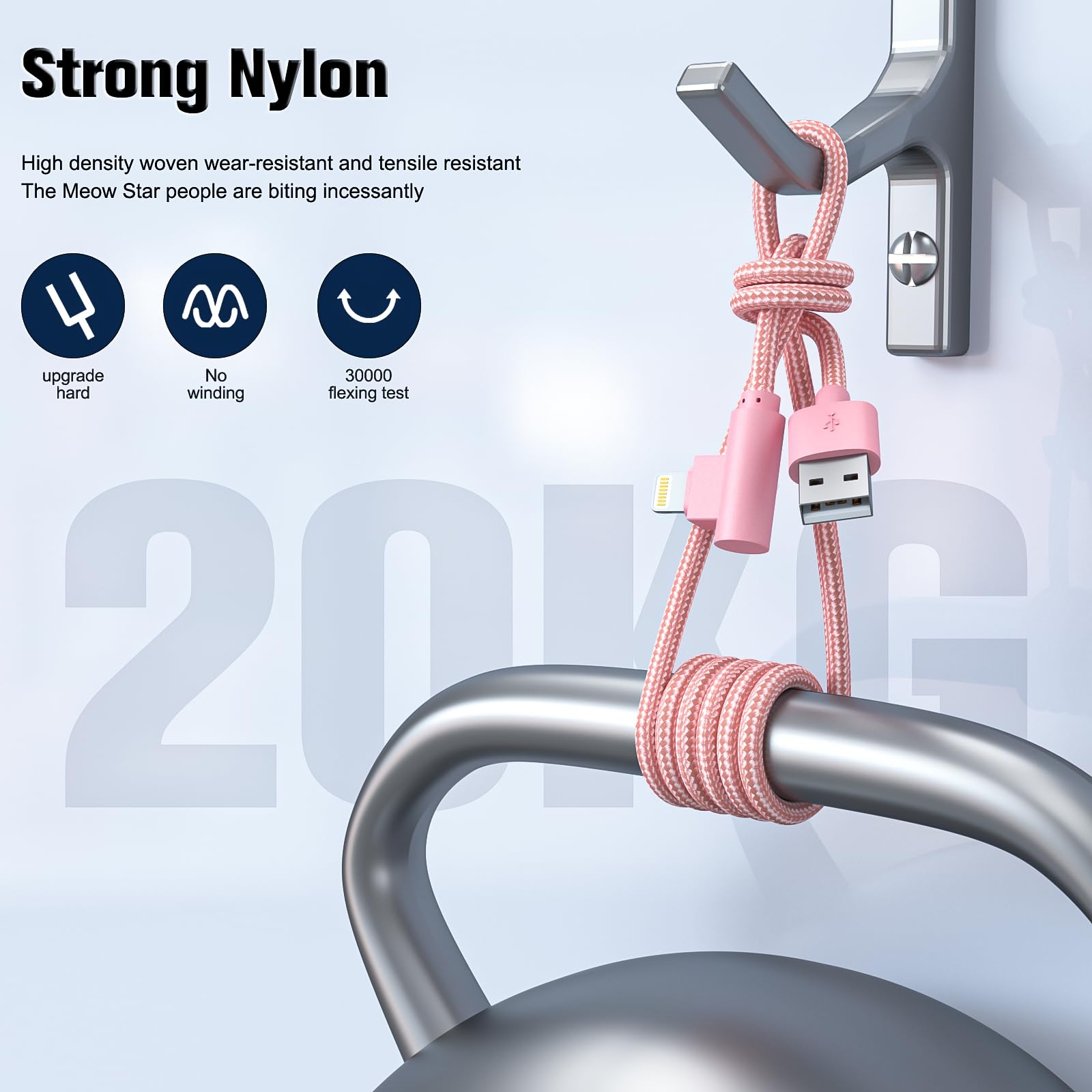 iPhone Charger 6 FT [Apple MFi Certified] 3 Pack 90 Degree Lightning Cable Nylon Braided iPhone Cable Fast Charging Cord Compatible with iPhone 14 13 12 11 Pro Max XR XS X 8 7 6 Plus SE and More