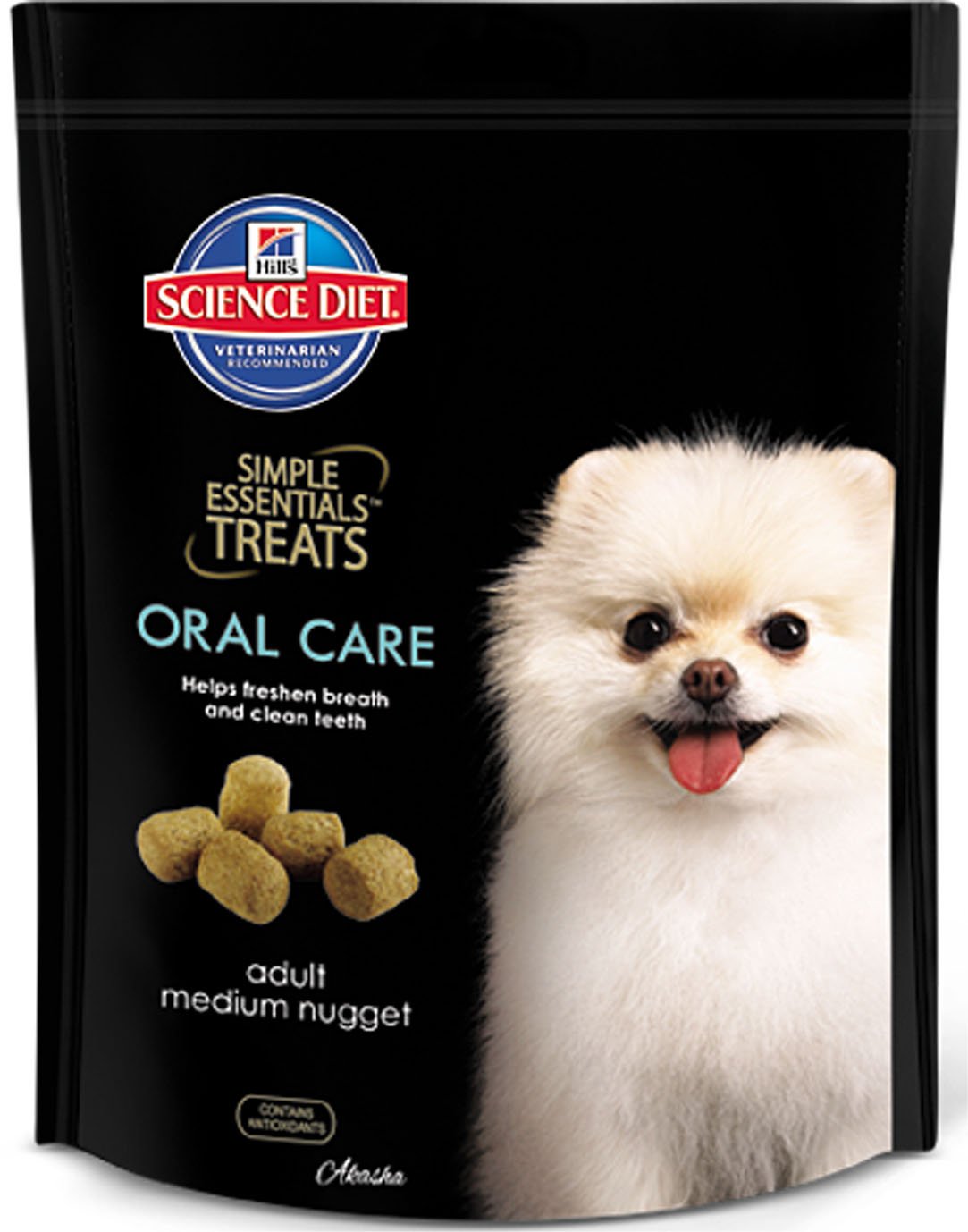 Hill'S Science Diet Simple Essential Adult Oral Care Medium Nugget Treats - 14.1-Ounce Bag, Pack Of 15
