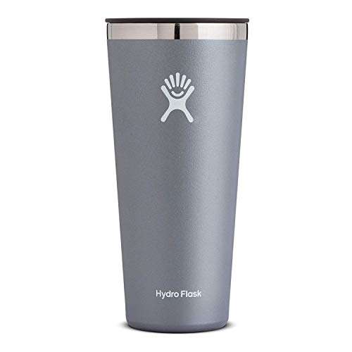 Hydro Flask Tumbler Cup - Stainless Steel & Vacuum Insulated - Press-In Lid - 32 oz, Graphite