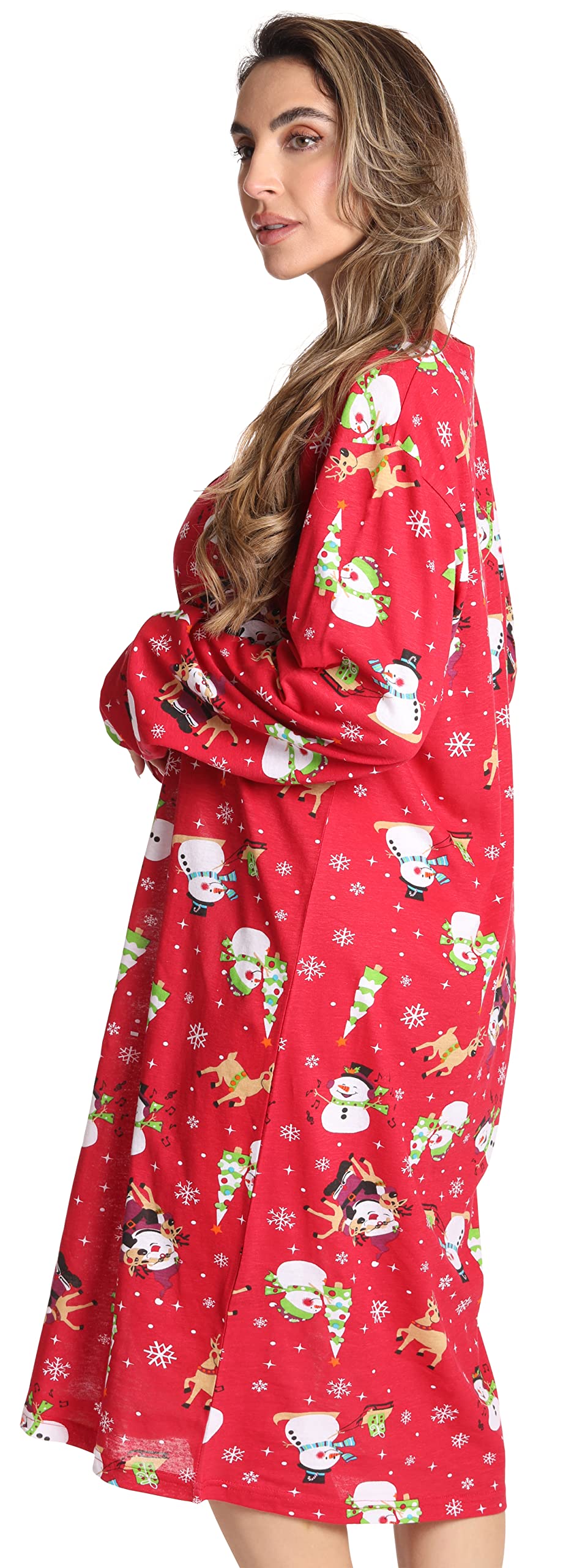 Just Love Long Sleeve Nightgown Sleepwear 7007-10003-XL