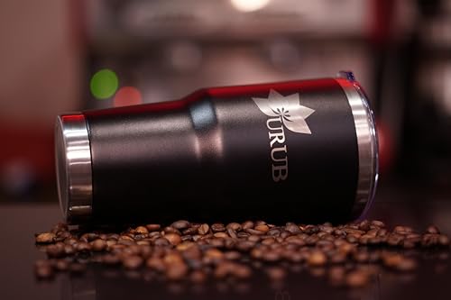 URUB 30oz Travel Tumbler Double Wall Stainless Steel Vacuum Insulated Beer Mug Thermal Coffee Juice Drinking Cup with lid