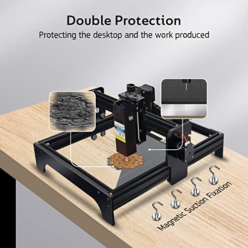 URMAX Honeycomb Working Table, Premium Honeycomb Laser Bed for Laser Cutter Engraver, Honeycomb Working Bed for Fast Heat Dissipation Desktop-Protecting with Aluminum Plate, 11.81"x 7.87"x 0.87"