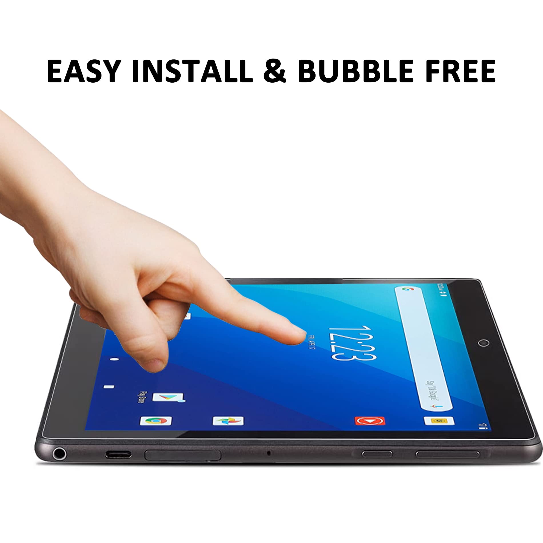 TopEsct 2-Pack Screen Protector for Walmart Onn 10.1 Pro Tablet 2020,Tempered Glass Walmart Onn 10.1 Pro Model 100003562,9H Hardness, Ultra Clear, Anti-Scratch