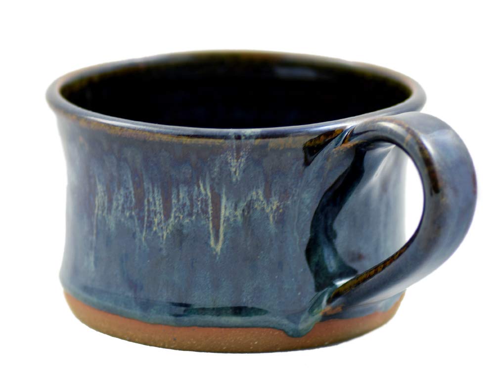 Modern Artisans American Made Stoneware Pottery 20-oz. Chowder/Soup Mug in Midnight Blue