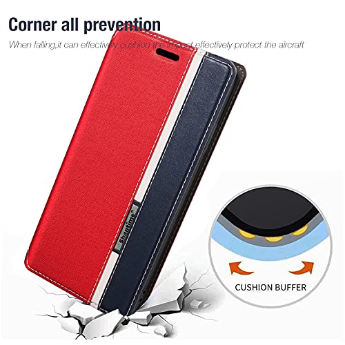 Shantime for Oppo Reno 10 Pro Plus 5G Case, Fashion Multicolor Magnetic Closure Leather Flip Case Cover with Card Holder for Oppo Reno 10 Pro+ (6.74”)