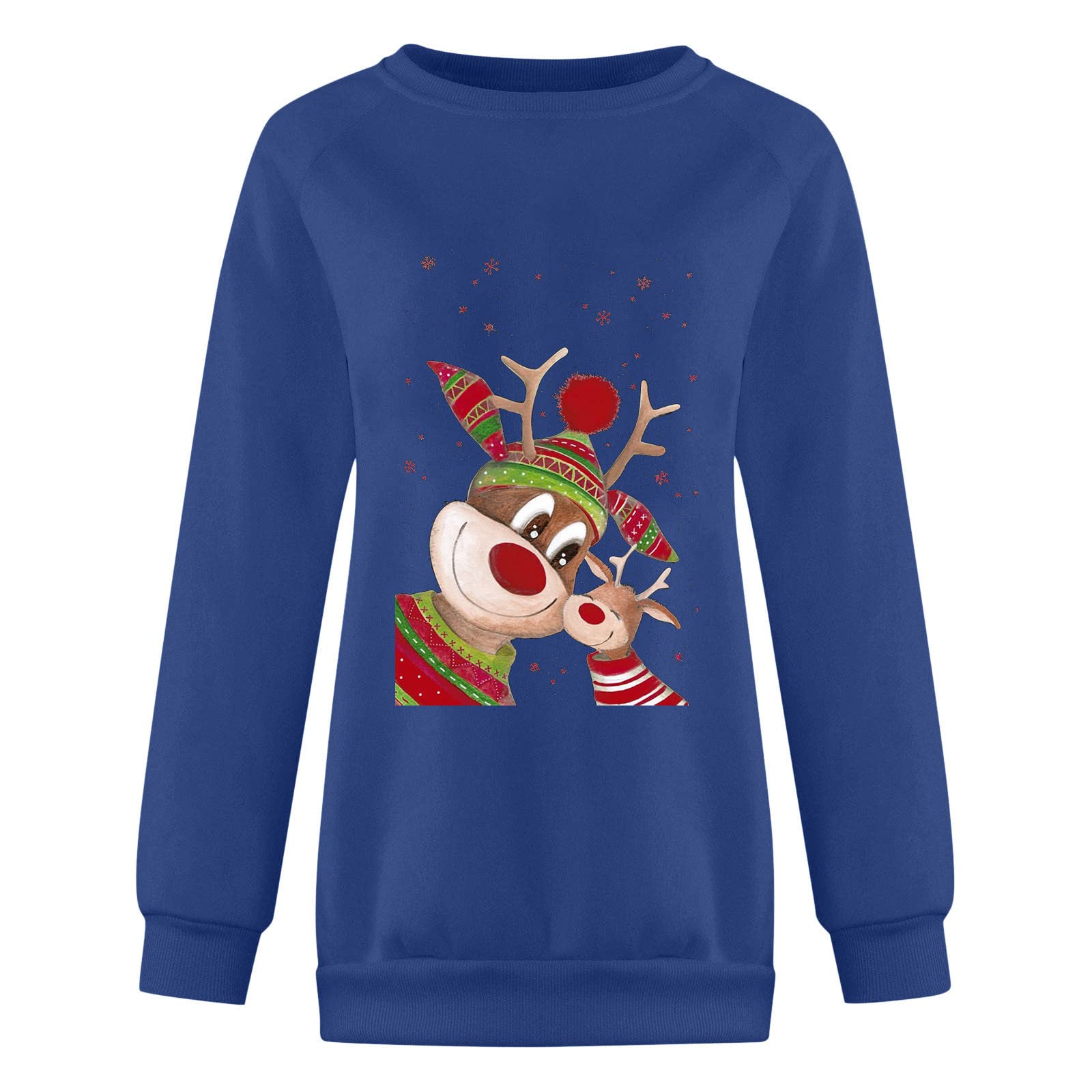 Tops For Women 2022 Plain Fashion Hoodies Oversized Long Sleeve Tees Warm Breathable Tunic Tops Fall Sweatshirt Blue