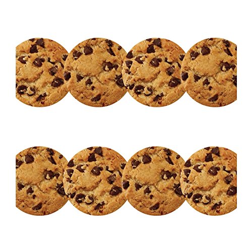 Hygloss Products Chocolate Chip Cookies Die-Cut Bulletin Board Border β Classroom Decoration β 3 x 36 Inch, 12 Pack