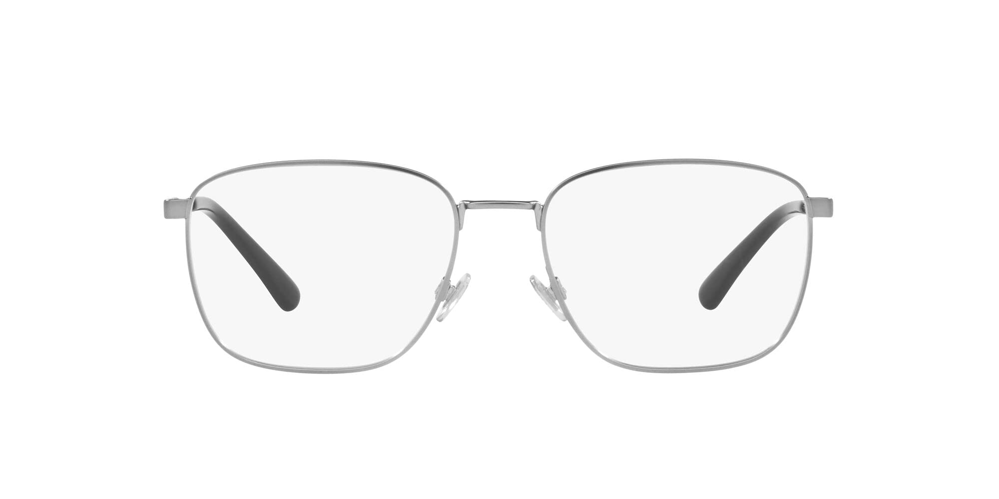 POLO RALPH LAUREN Mens PH1214 Rectangular Prescription Eyewear Frames, Semi Shiny Gunmetal/Demo Lens, 56 mm