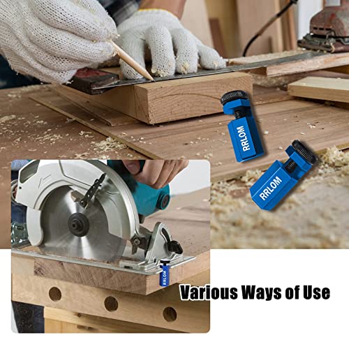 RRLOM Stair Gauges for Framing Square with Holder, Tall Stair Gauges Layout Attachement Tool for Carpentry Squares, Circular Saw Metal Stair, Carpentry Squares Stair Rafter Gauge Clamp