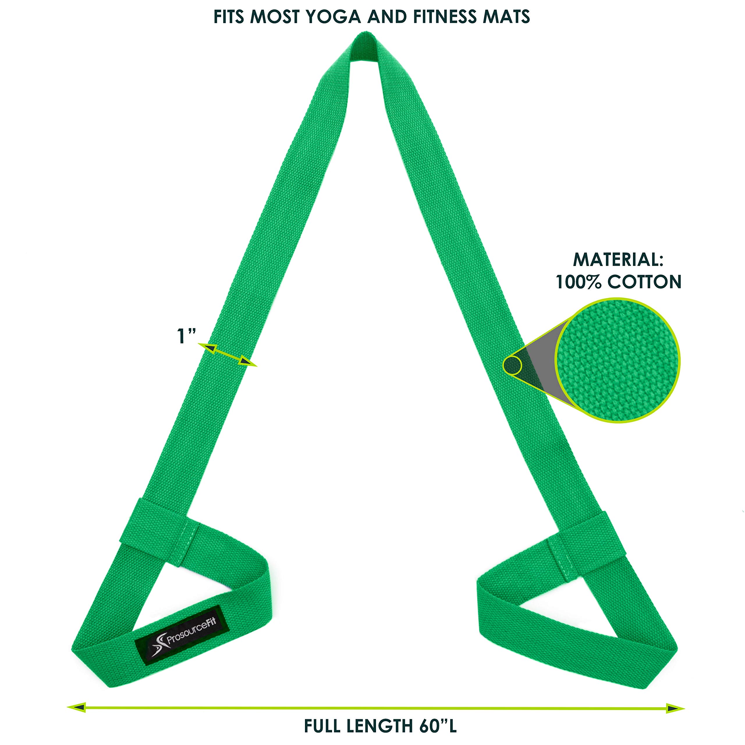 Keep your yoga mat rolled securely and your hands free so you don’t have to juggle so many things to and from yoga class! The ProsourceFit Yoga Mat Carrying Sling is a simple, affordable, and effective solution to transporting your yoga mat to and from th