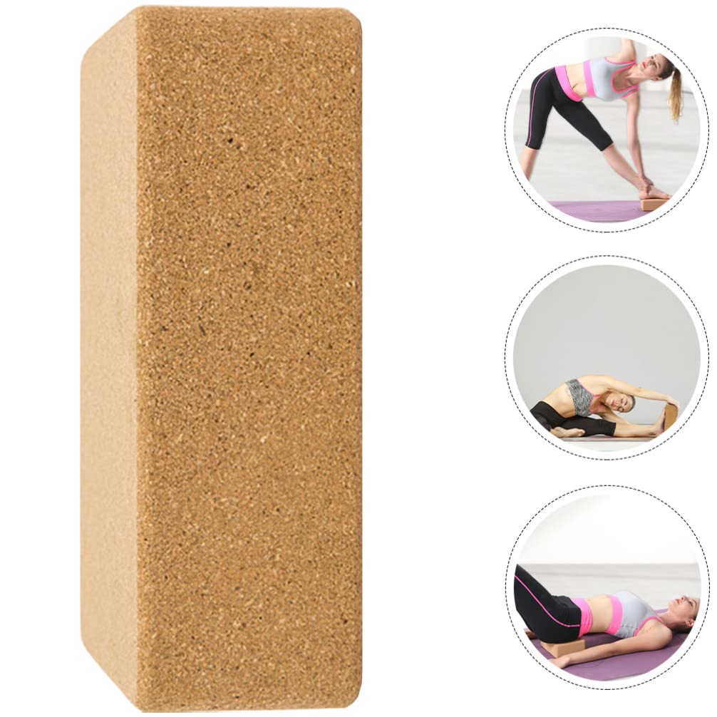 LIOOBO Yoga Kit s Cork Yoga Mat Yoga Training Block Yoga Training Brick Dancing Train Brick for Dancer Yoga Training Accessory Cork Pilates Yoga Block