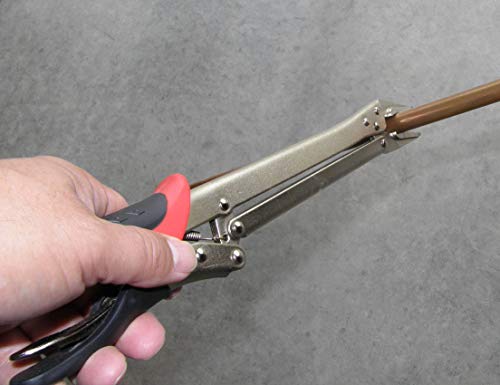 Triplett TT-200 LongLockers 15-inch Extended Reach Locking Pliers with Non-Slip Handles, Red, Silver, Black
