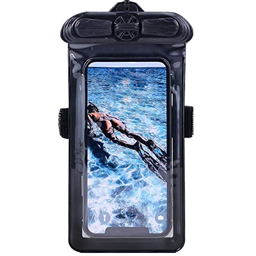 Vaxson Phone Case Black, Compatible with Infinix Smart 5 Waterproof Pouch Dry Bag [ Not Screen Protector Film ]
