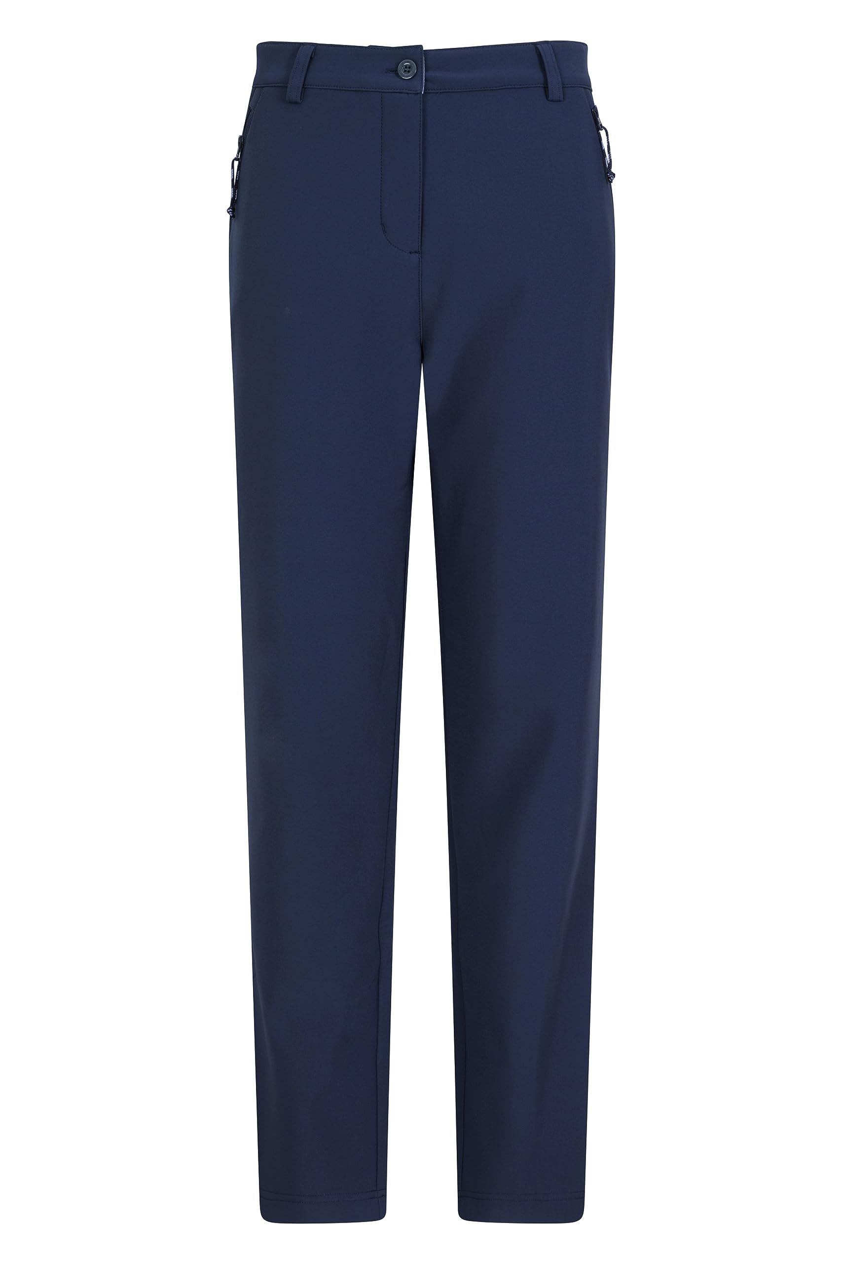 Mountain Warehouse Vermont Womens Softshell Pants - Soft Fleece Lined Black 16