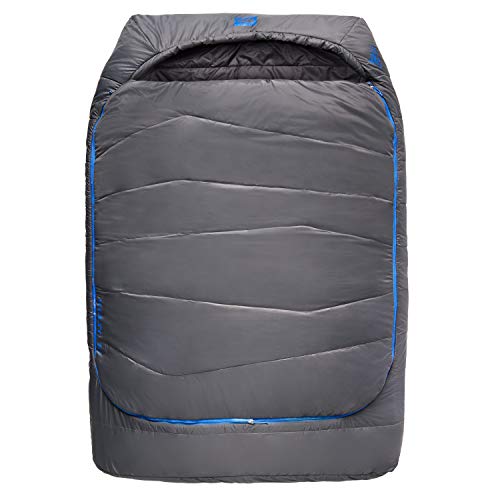 Kelty Tru.Comfort Doublewide 20 Degree Sleeping Bag – Two Person Synthetic for Couples & Family Camping – Stuff Sack Included