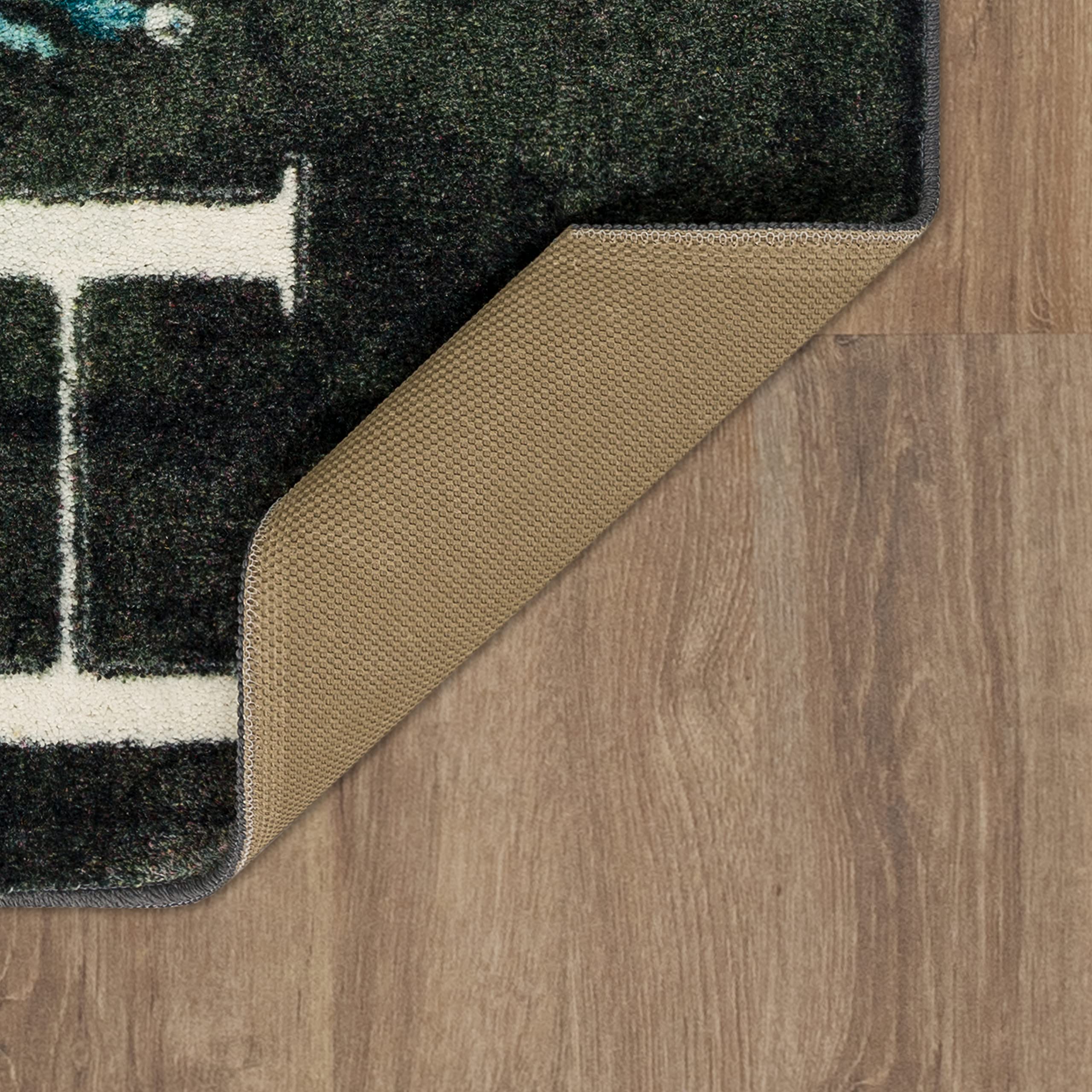 Mohawk Home Christmas Home Wreath Holiday Mat Set: 1' 6" x 2' 6", 2' x 3' 4", 2' 6" x 4' 2" Rug - Perfect for Kitchen, Entryway, Laundry Room
