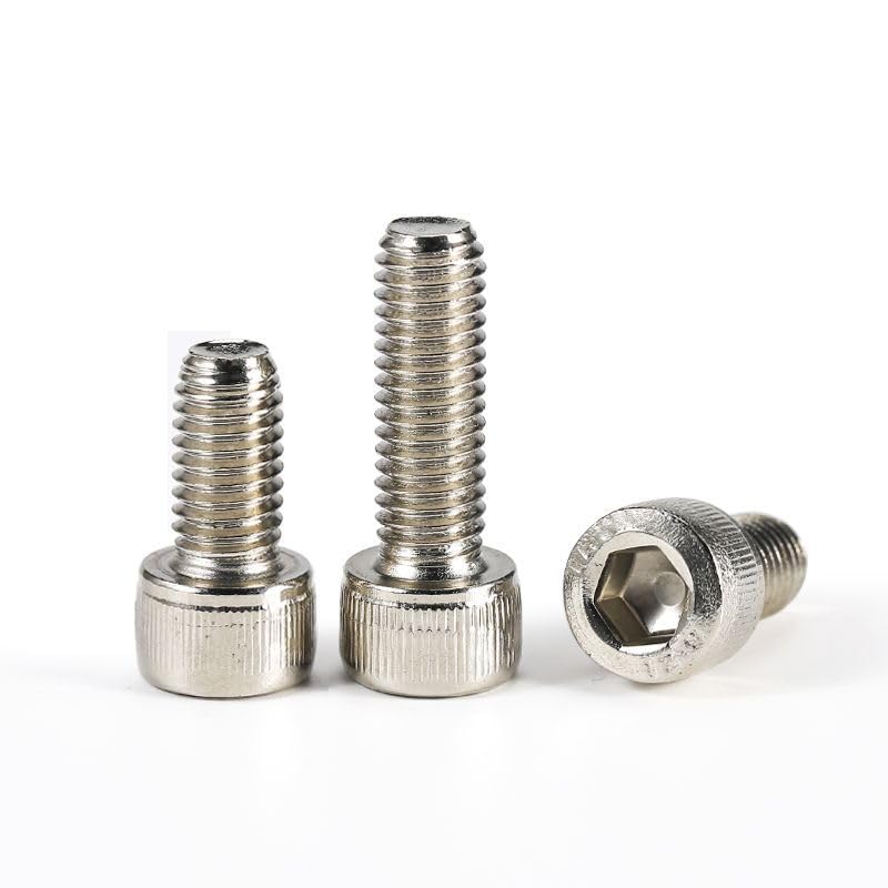 Hexagon Socket Screws 10pcs Nickel Plated Cylindrical Cup Head Bolts 12.9 Grade Hexagon Socket Screws (Size : M5*12)