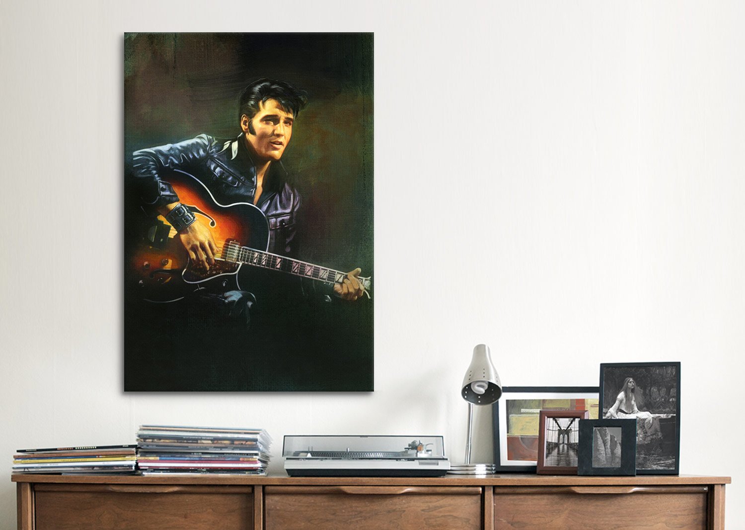 iCanvasART 10049 Art Warm Graceland Art Elvis Presley Canvas Print by iCANVAS, 40 by 26-Inch, 1.5-Inch Deep