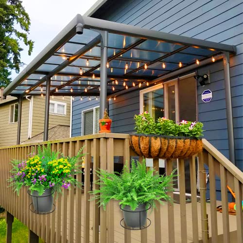 Vertical Garden Railing Planter Shelf for Balcony Deck Porch Patio and Indoor Stair Railing-Remarkable Gardening Gifts-1/2β-3/4β Spindle