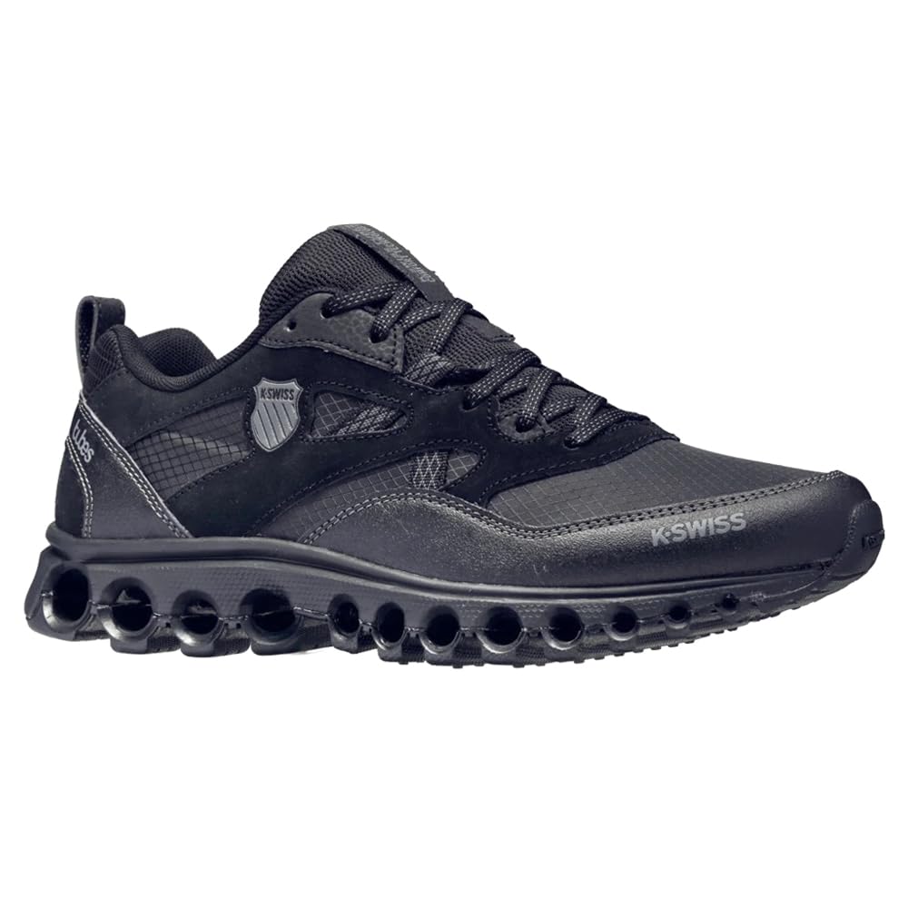 K-Swiss Men's Tubes 200 Trail Running Shoe, Black/Black, 10.5