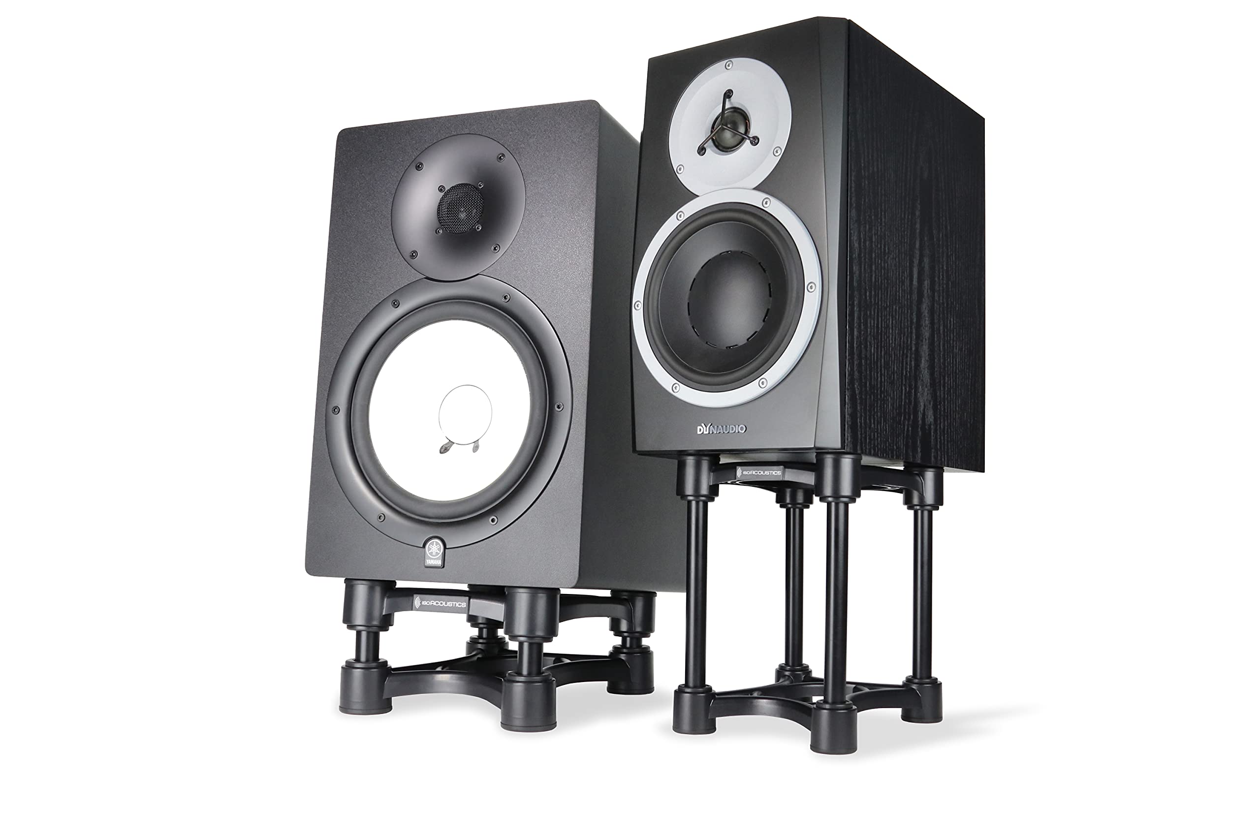 IsoAcoustics Iso-Stand Series Speaker Isolation Stands with Height & Tilt Adjustment: Iso-155 (6.1β x 7.5β) Pair