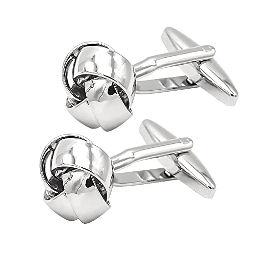 Men's tie Clip Cufflinks Glossy Plain Metal Cufflinks Men's French Casual Long Sleeve Shirt Cufflinks