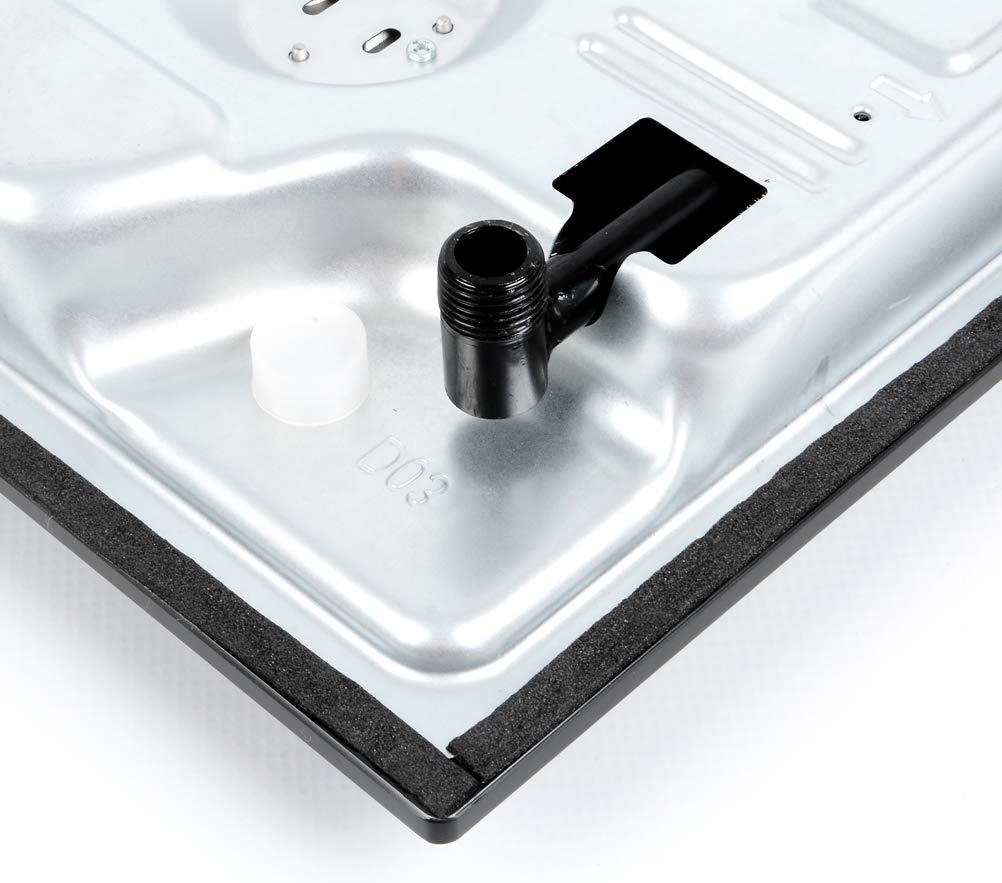 K&H 2 Burner 12 Inch Built-in LPG/Propane Gas Stove Top Glass Surface Cast Iron Cooktop UL/ETL Certified 2-GCW-LPG