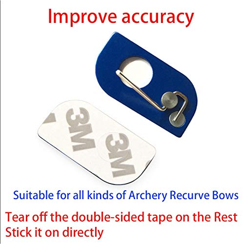 JIANZD Arrow Rest for Recurve Archery Bow and Reflex Bow Rest Used for Shooting Accurately