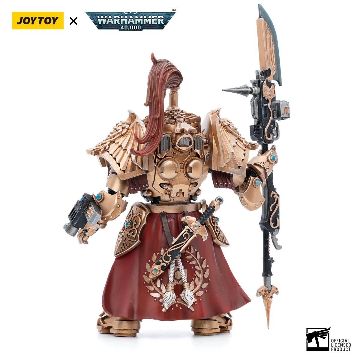 HiPlay JoyToy Warhammer 40K Adeptus Custodes Shield-Captain in Allarus Terminator Armour Hydon Seronis 1:18 Scale Collectible Action Figure