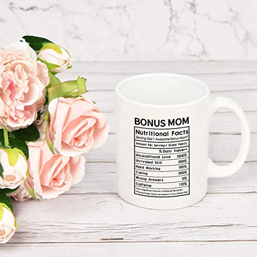 Mom Coffee Mug Mom Nutritional Facts Mugs for Mom from Daughter Son Funny Mom Coffee Mug for Mom for Women Mom Coffee Cups 11 Oz White