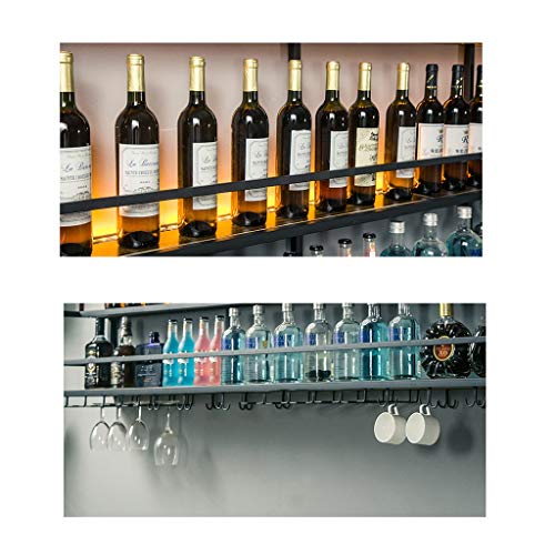 Wine Rack Wrought Iron Vintage Wine Rack Upside Down Wine Rack Creative Shelf Wall-Mounted Wine Rack Goblet Holder Wine Rack Glassware Rack Cup Holder