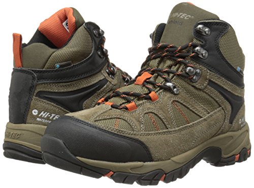 Hi-Tec Men's Altitude Lite I Waterproof Hiking Boot, Smokey Brown/Taupe/Red Rock,10.5 M US