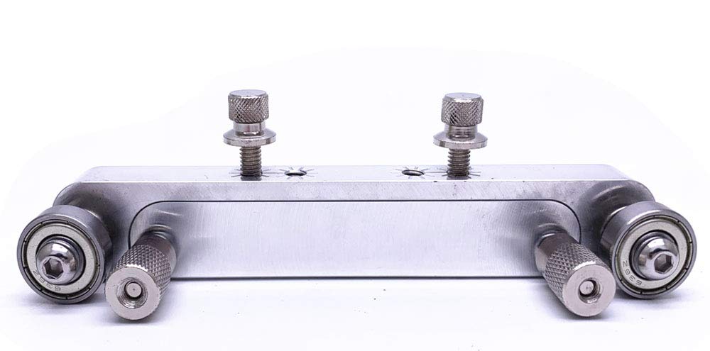 Jiayouy Adjustable Guitar Nut & Bridge Sander Luthier Tool for Electric Acoustic Guitar Bass Silver