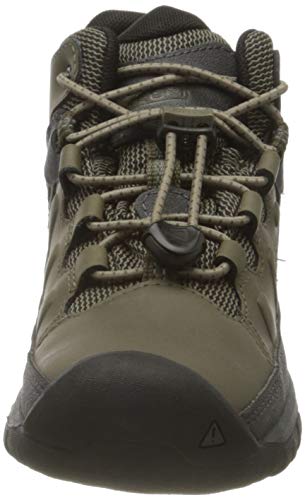 Keen Youth TARGHEE MID WP BOOT, BUNGEE CORD/DARK OLIVE, 5 M US