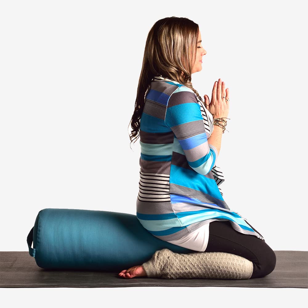 Hugger Mugger Round Yoga Bolster (Plum)