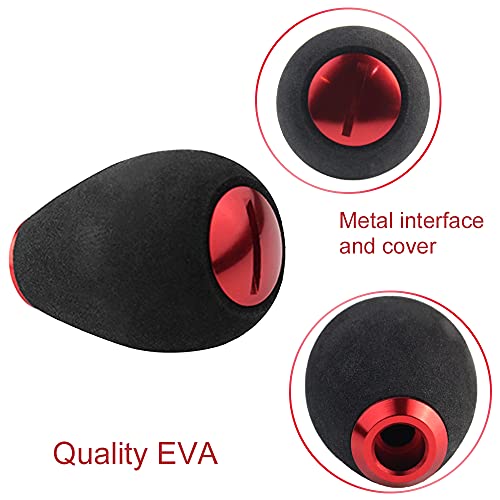MengK Fishing Reel Handle Knob EVA Baitcasting Reel Handle Knob Trolling Reel Handle Accessory Ultralight Fishing Tackle Tools