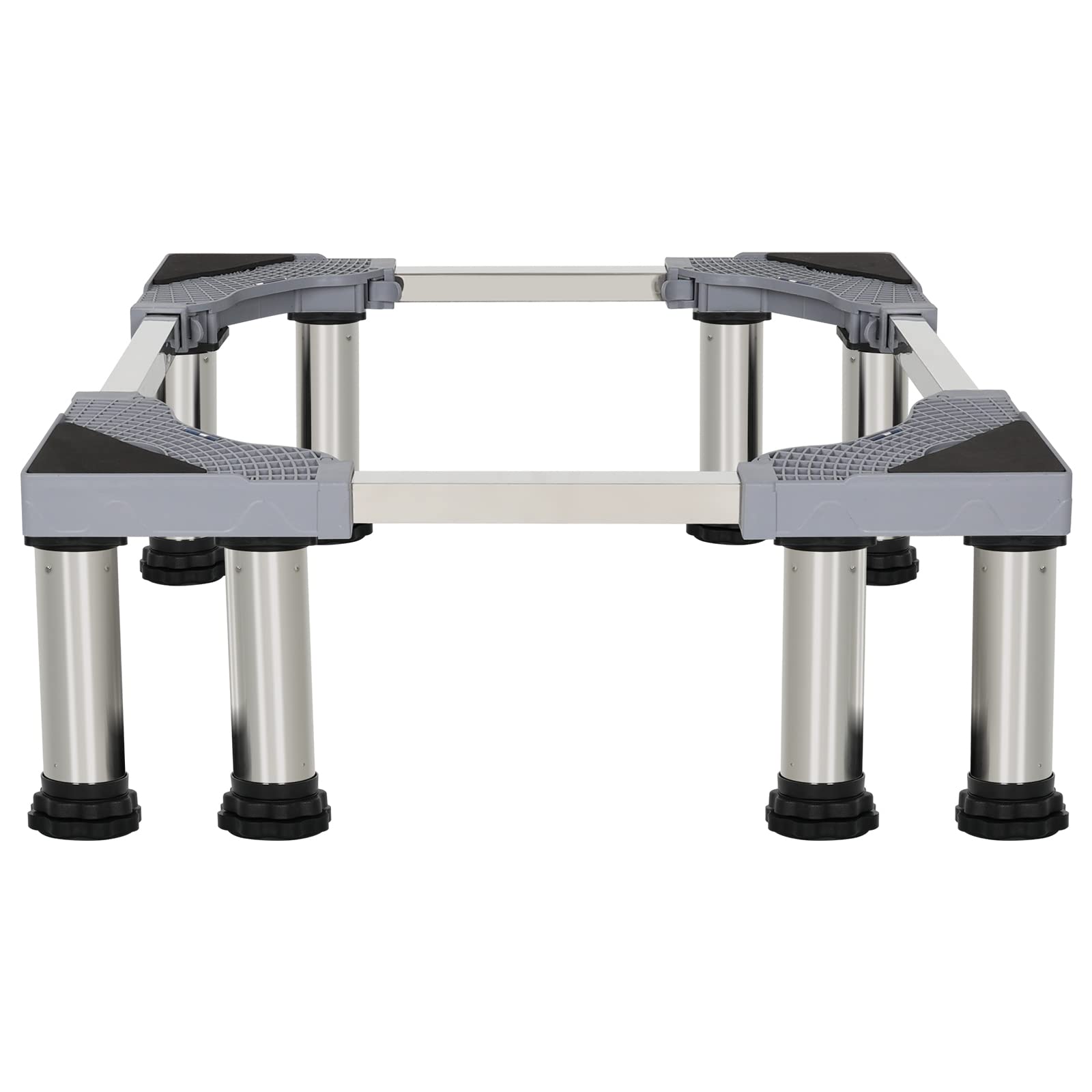Kokorona Washing Machine Stand Mini Fridge Stand with 8 Strong Feet (9-10.2in High), Adjustable Refrigerator Base Multi-Functional Washer Dryer Pedestals, Max Load 440LBS