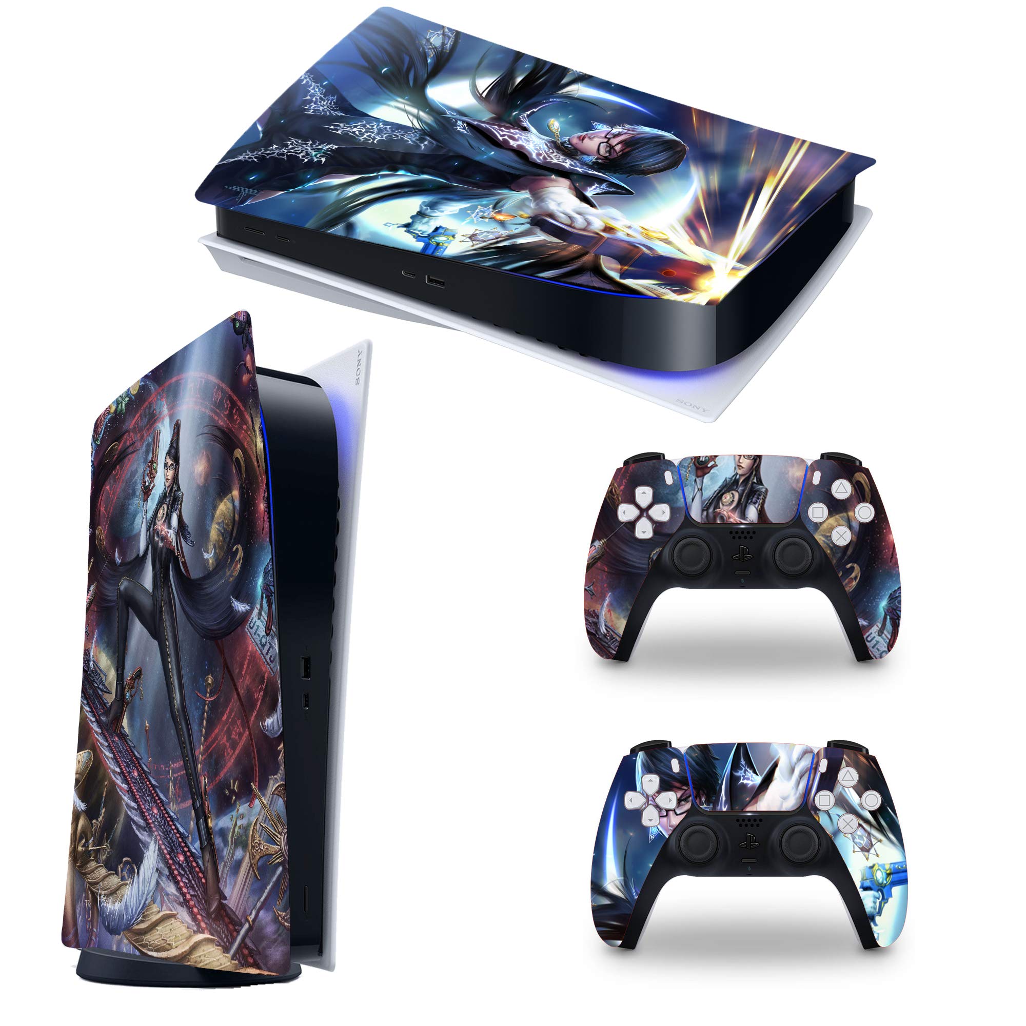 Japan Warrios PS5 Digital Edition Console and Controller Skin Set - Playstation 5 Digital Edition Vinyl