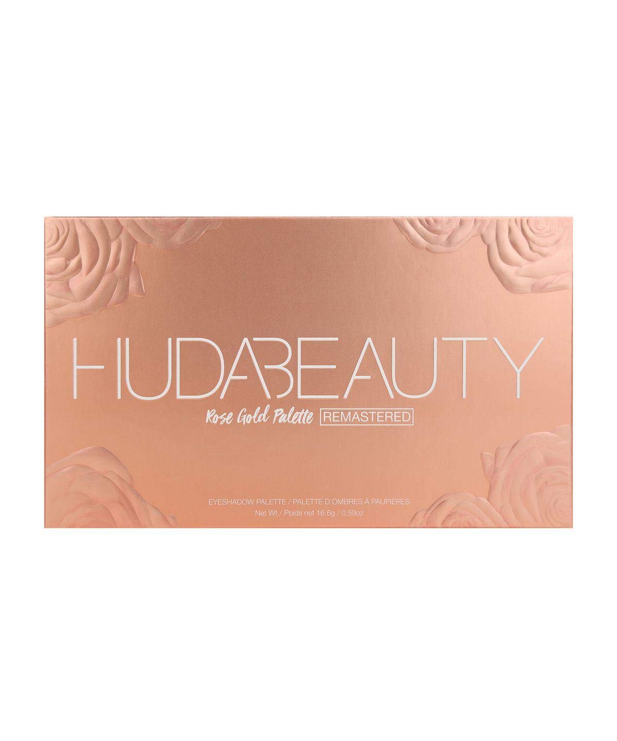 HUDA BEAUTY Rose Gold REMASTERED Eyeshadow Palette with samples 100% Authentic
