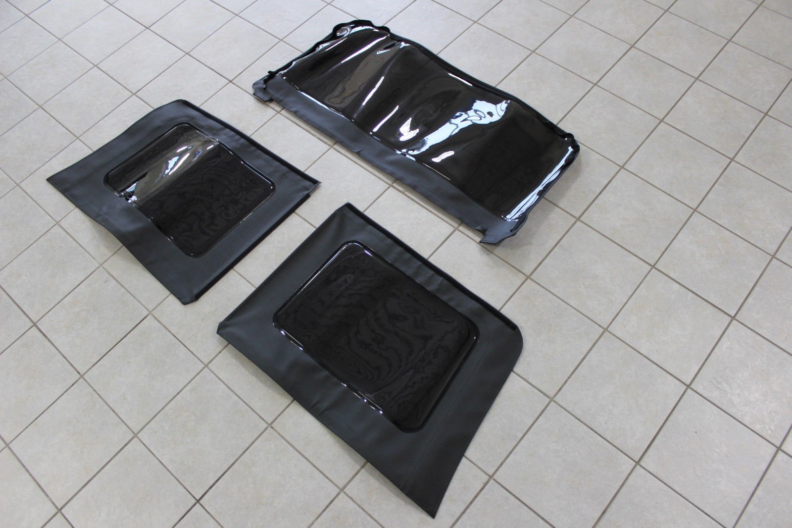 Jeep Wrangler 4 Door Soft Top Tinted Window Kit Set Of 3 Mopar OEM