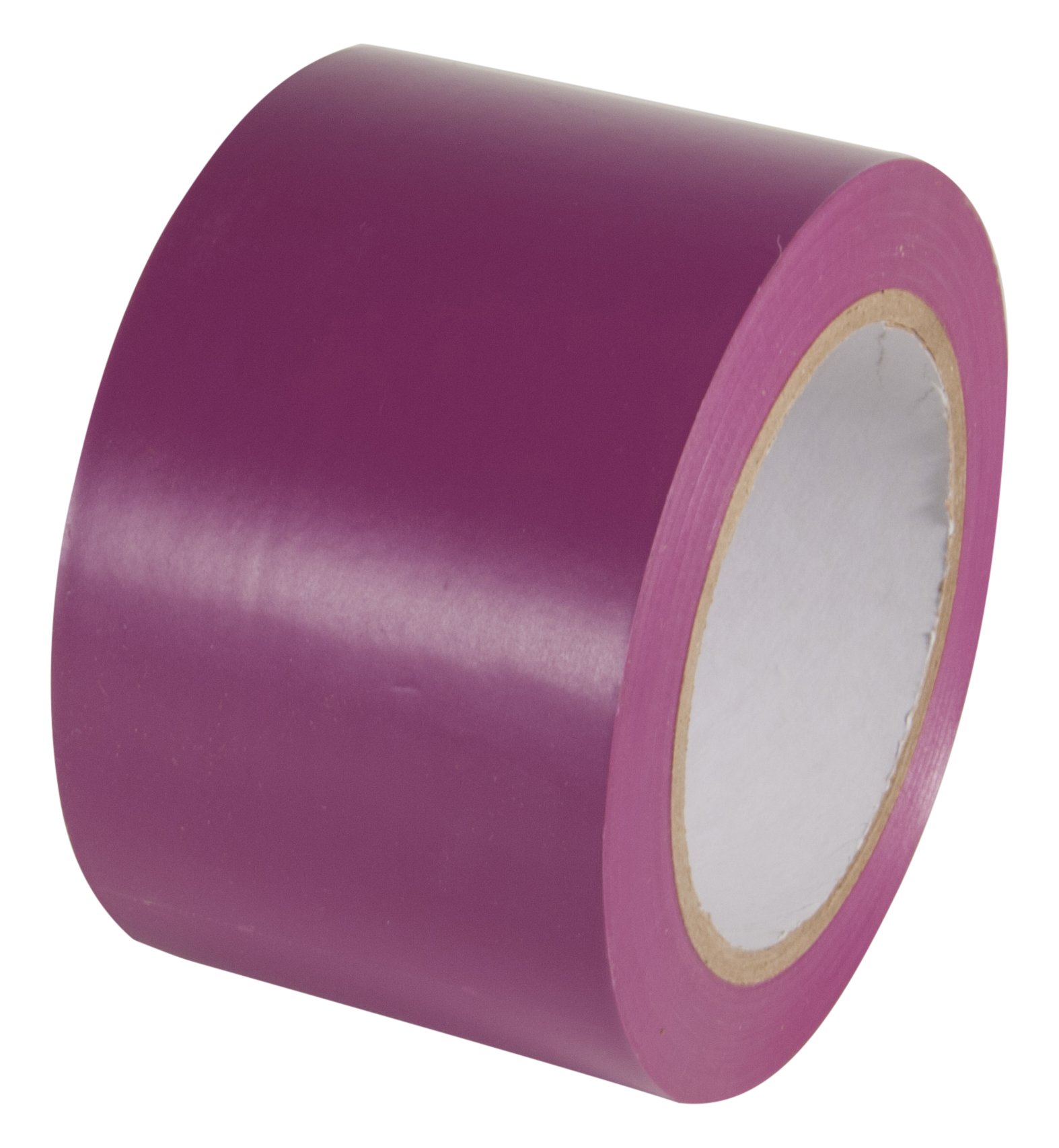 INCOM Manufacturing: PVC Vinyl Safety Aisle/Pipe Marking Conformable Durable Color Coding Abrasion Resistant Tape, 2 inch x 108 ft., Safety Purple - Ideal for Walls, Floors, Equipment