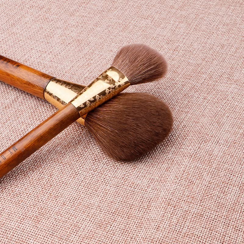 TREXD Makeup Brushes Makeup Tools 13 Brushes and Traditional Jacquard Weave Cosmetic Bag