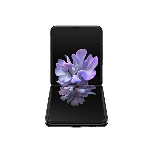 Samsung Galaxy Z Flip SM-F700F/DS Dual-SIM 256GB (GSM Only | No CDMA) Factory Unlocked Android 4G/LTE Smartphone - International Version (Mirror Black) (Renewed)