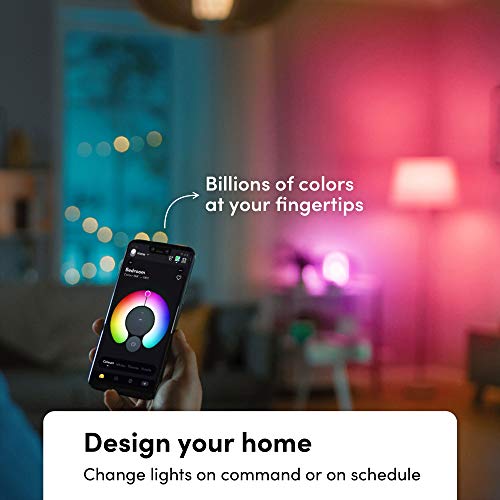 LIFX Color (Nightvision Edition), 1100lm E26, Wi-Fi Smart LED Light Bulb, Full Color and Whites, No Bridge Required, Works with Alexa, Hey Google, HomeKit and Siri, 2-Pack
