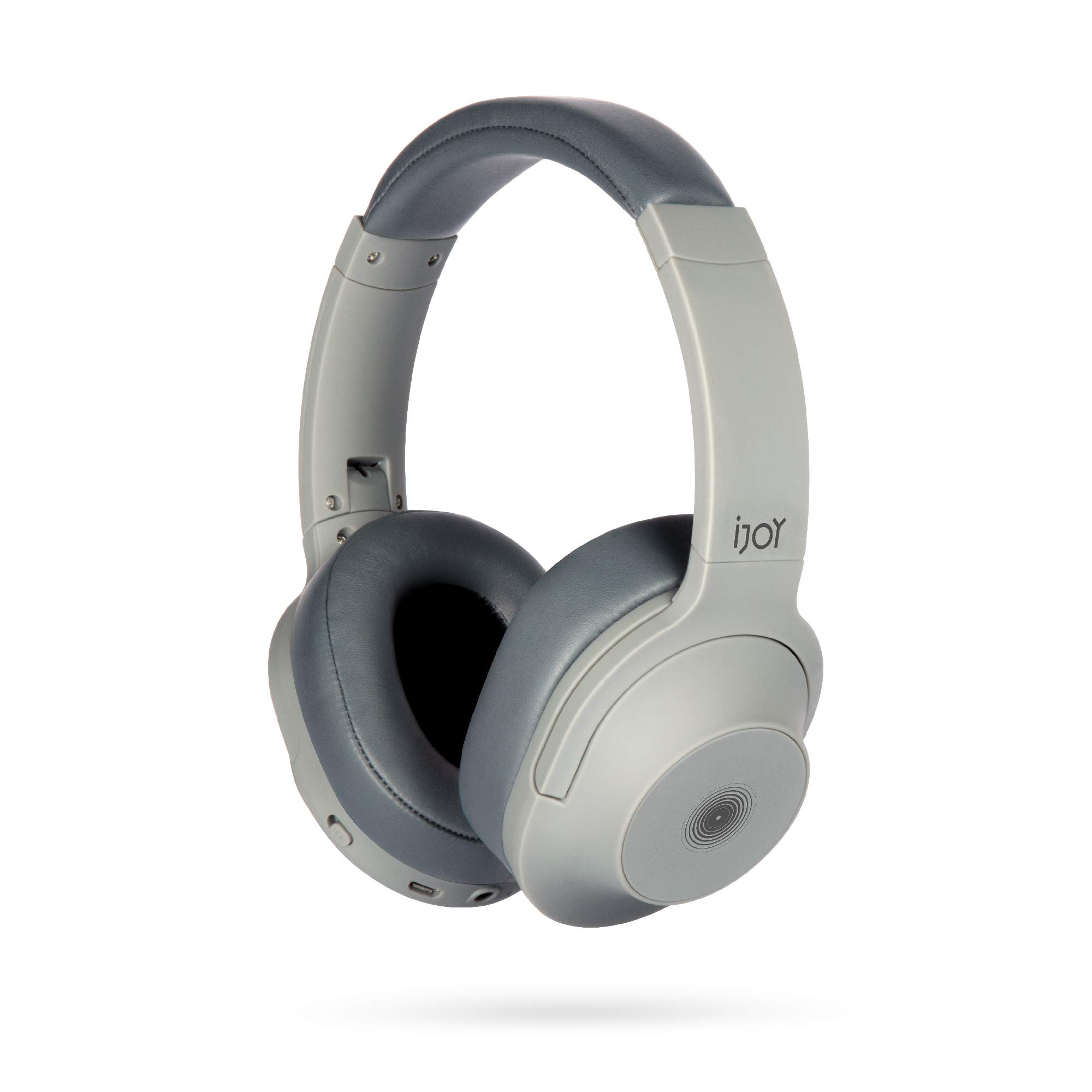 iJoy Hypnotic Active Noise-Cancelling Headphones-Wireless Over Ear Bluetooth Headphones with 5.0 High Connectivity- Over-Ear ANC Headset Rich HQ Sound& Deep Bass- 35 Hour Battery- Backup 3.5mm Cable