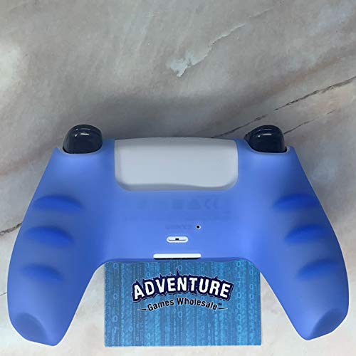 Light Blue - Silicone Controller Skin Grip Anti-Slip Cover Protector Case - Compatible with PS5 DualSense Controller