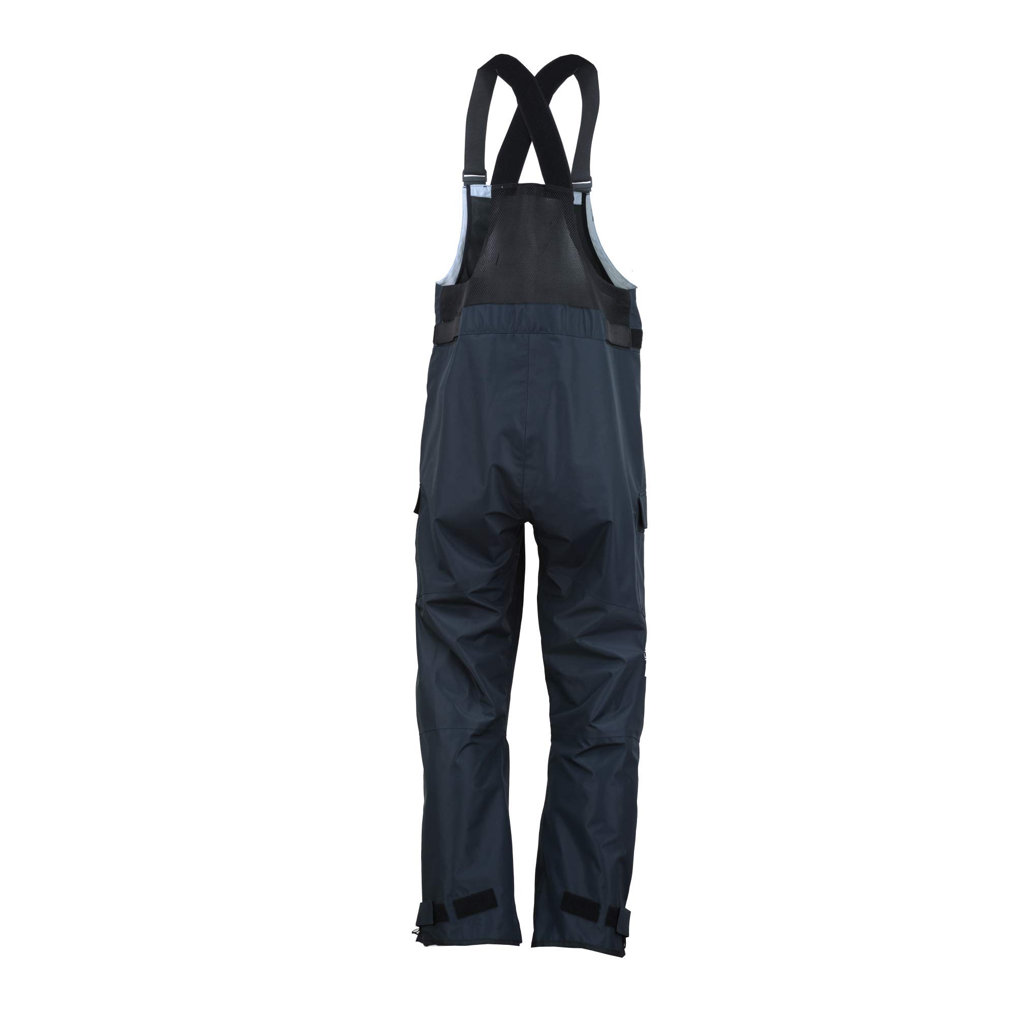Huk Men's Tournament Wind Water Proof Fishing Bib, Black, X-Large