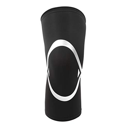 Knee Support Sleeve, Prevent Leg Injuries Anti‑Slip Knee Support Brace, Close‑Fitting Sweat Free for Running Hiking Excercise Fitness(L)