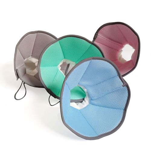XINAJUND Comfortable Recovery Collar with Reflective Tape Ensuring Protections for Cats Dogs Postoperative Care & Injury Recovery